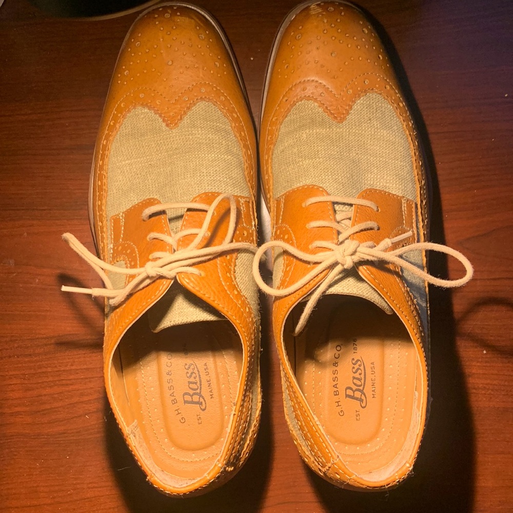 Gh And Bass Textile And Leather Oxford Gem